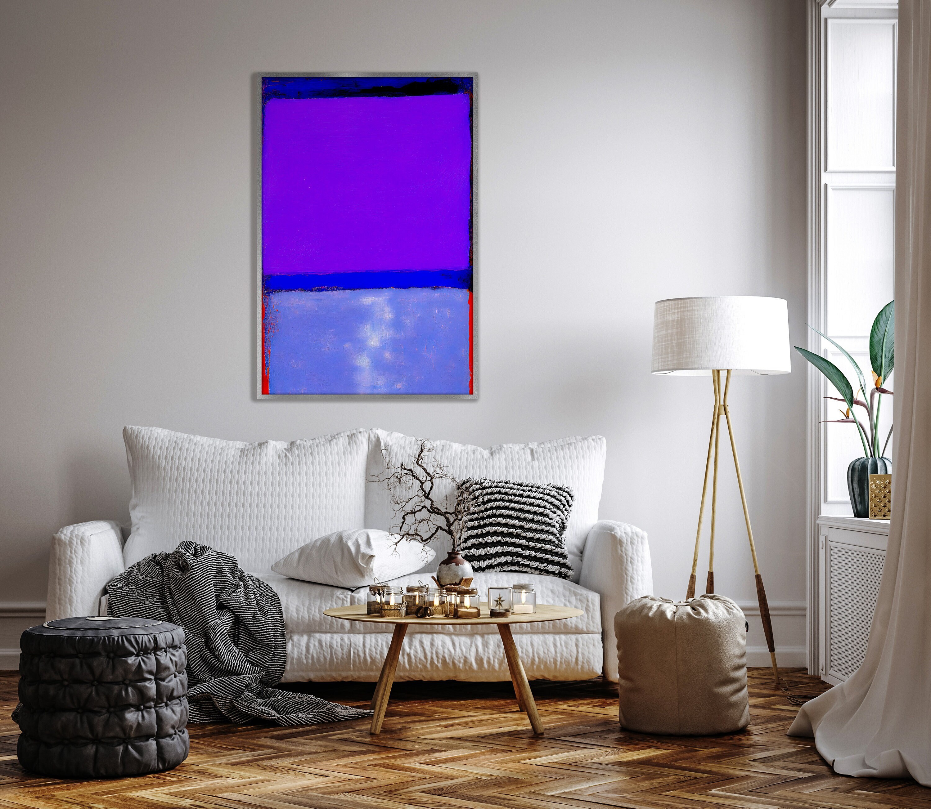 Rothko Original Abstract Painting Large Canvas Modern Oil Painting Wall ...