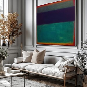 Rothko Horizontal Original Painting Large Canvas Modern Painting Wall ...