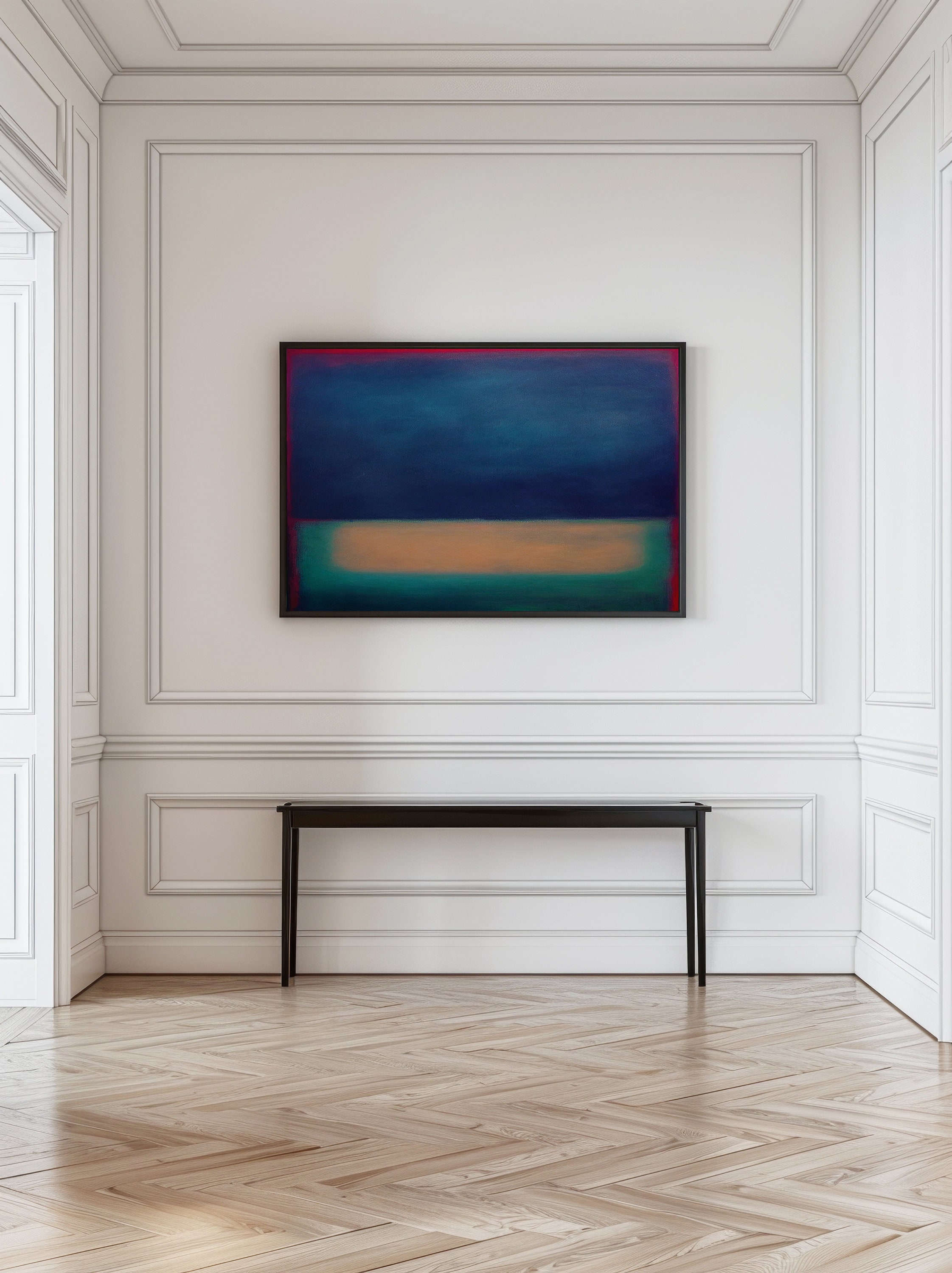 Rothko Style Color Field Canvas Print: Abstract Landscape Painting - Etsy