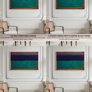 Rothko Horizontal Original Painting Large Canvas Modern Painting Wall ...