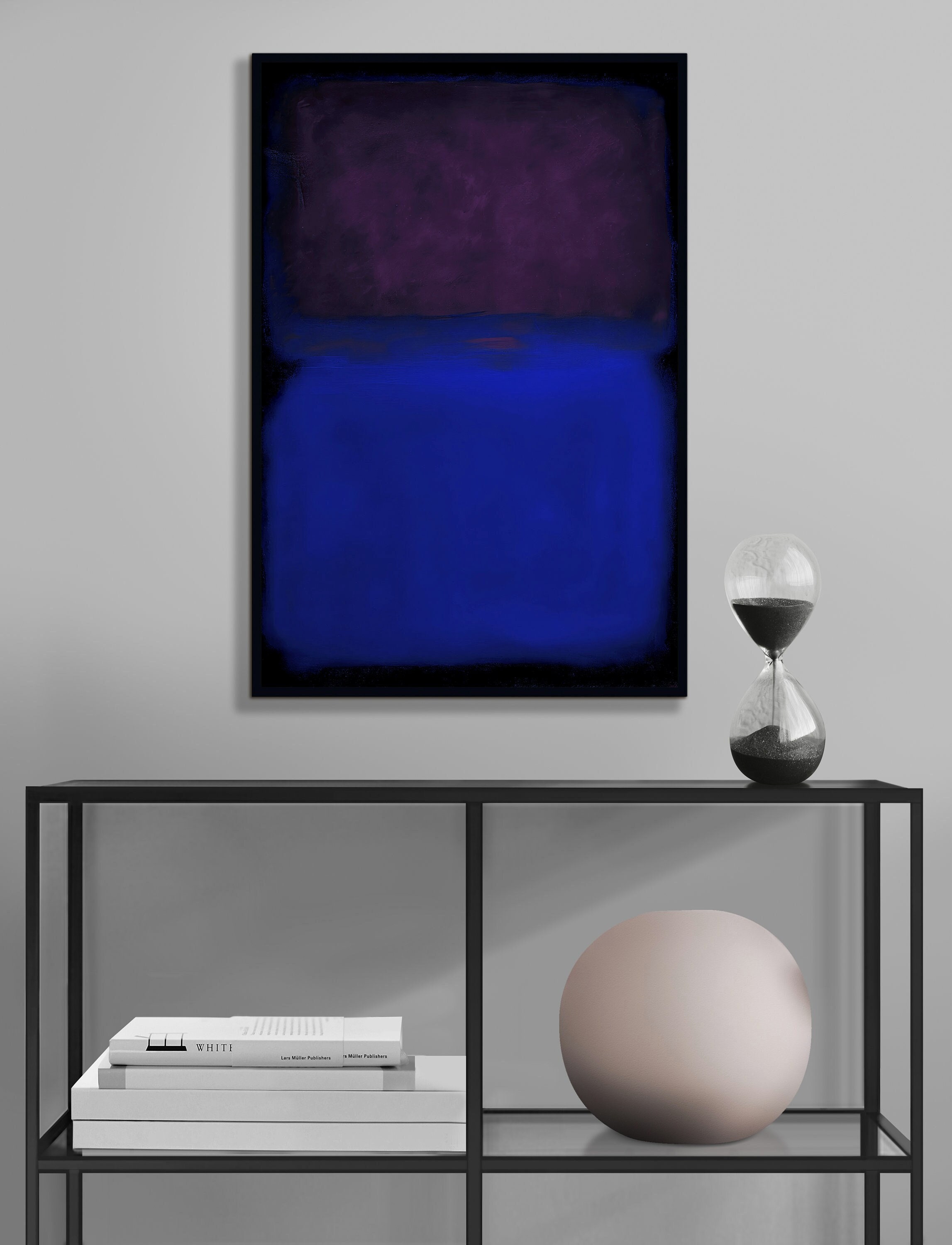 Rothko Original Abstract Painting Large Canvas Modern Oil Painting Wall ...