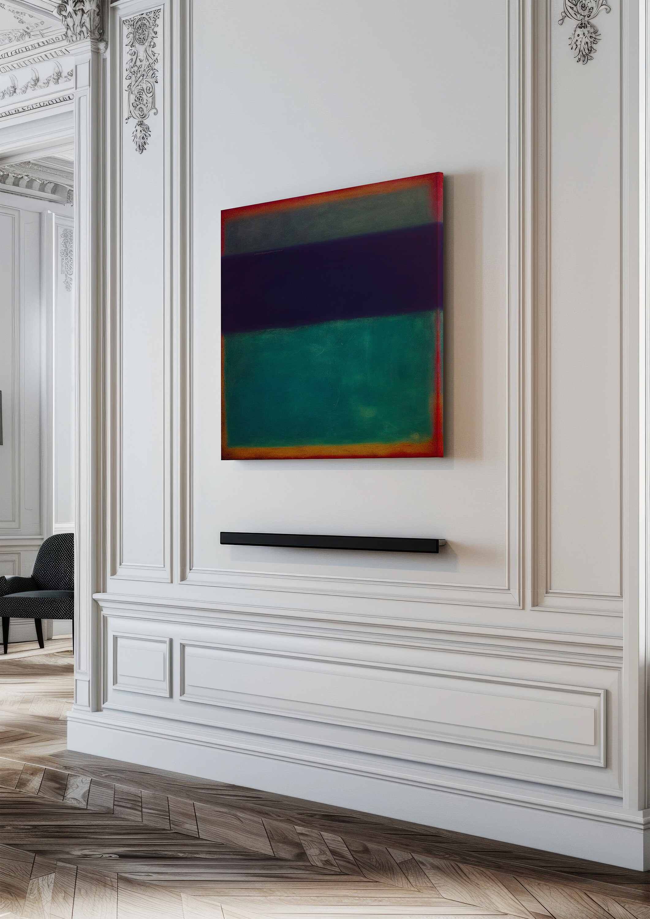 Rothko Horizontal Original Painting Large Canvas Modern Painting Wall ...