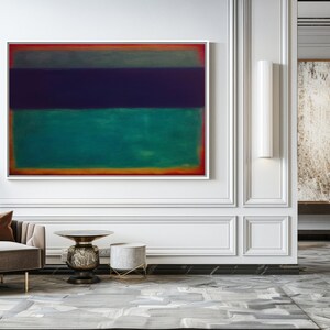 Rothko Horizontal Original Painting Large Canvas Modern Painting Wall ...