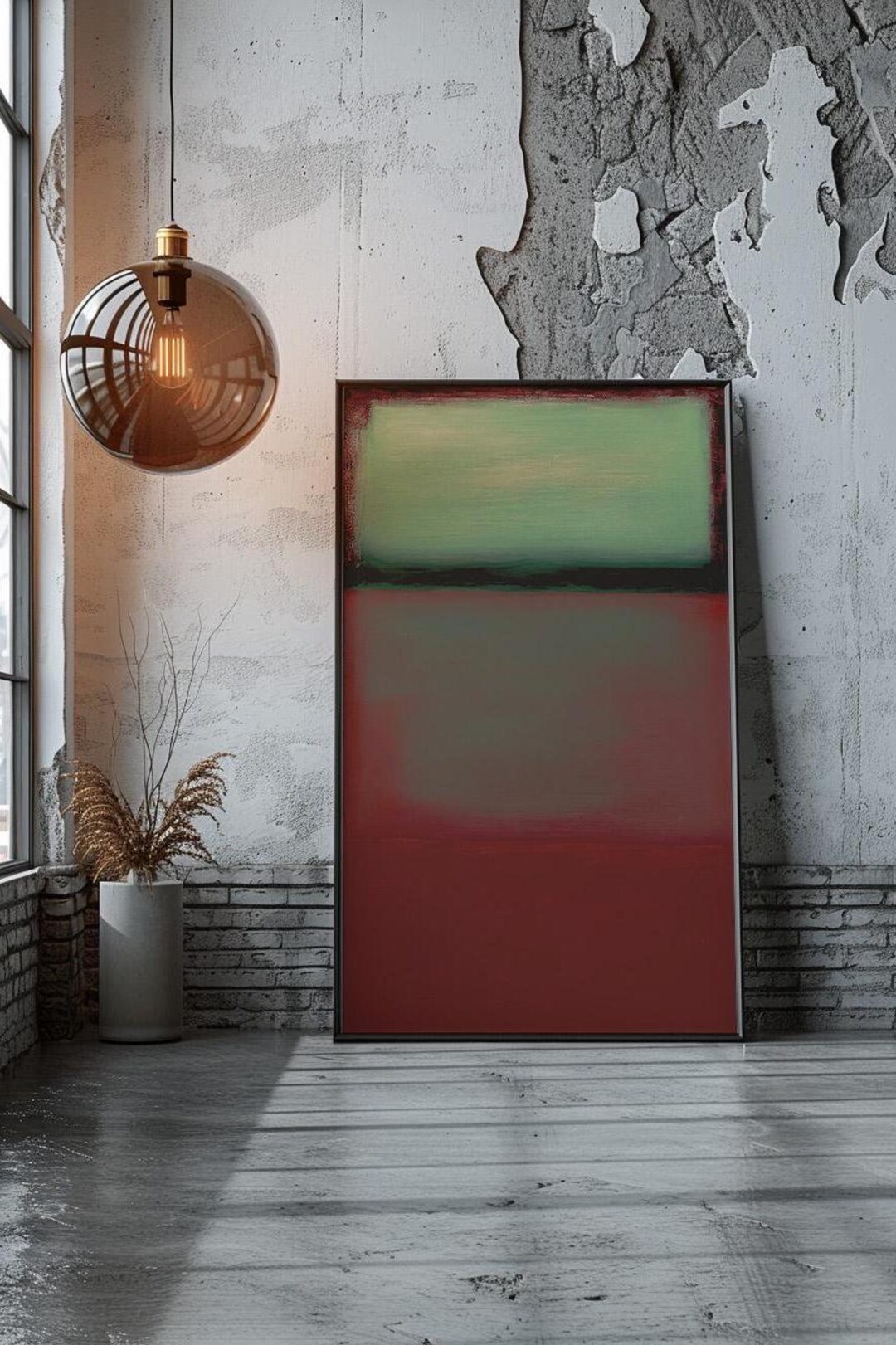 Rothko Original Abstract Painting Large Vertical Poster Modern Print ...