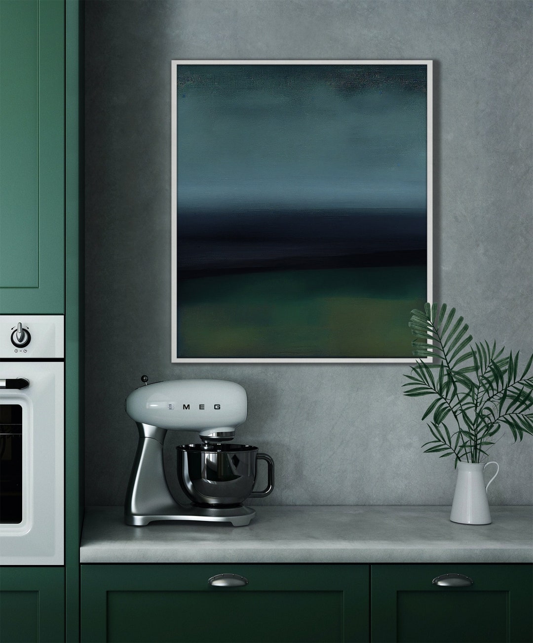 Abstract Canvas Art Color Block Painting Style Modern Abstraction ...