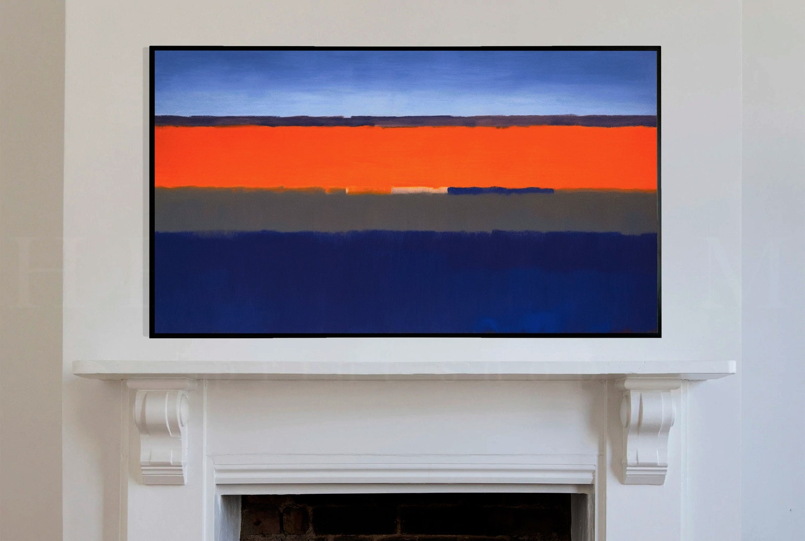 Frame TV Art Abstract TV Oil Painting Rothko Art Color Field TV Artwork ...
