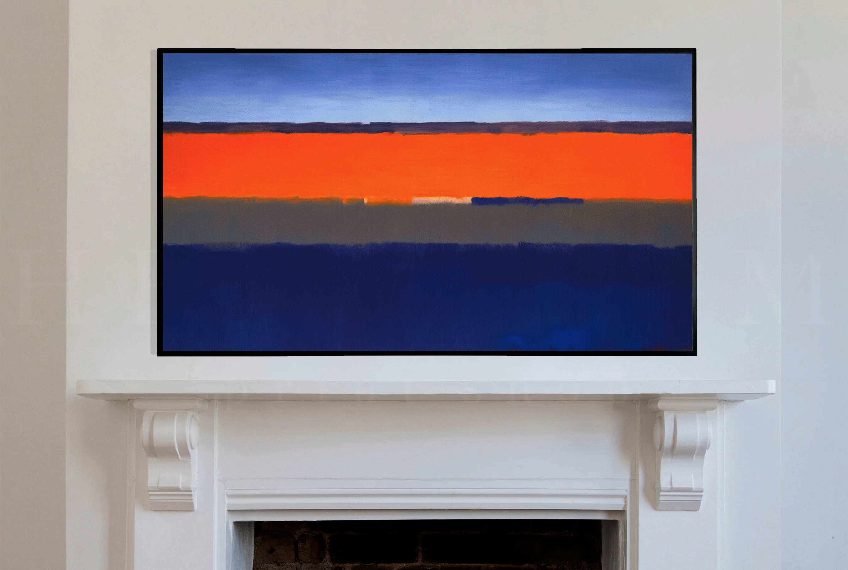 Frame TV Art Abstract TV Oil Painting Rothko Art Color Field TV Artwork ...