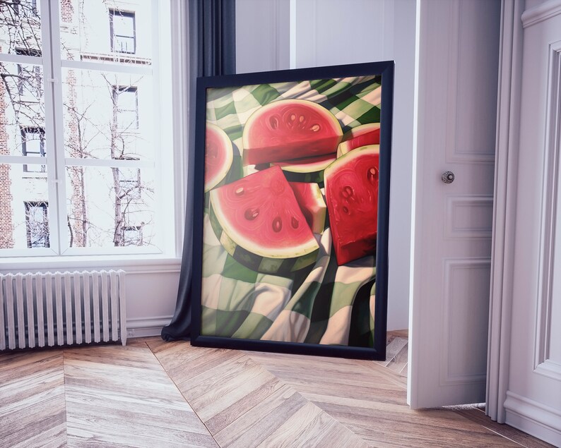 Spring Picnic Digital Download Food Picnic Blanket Print Modern ...