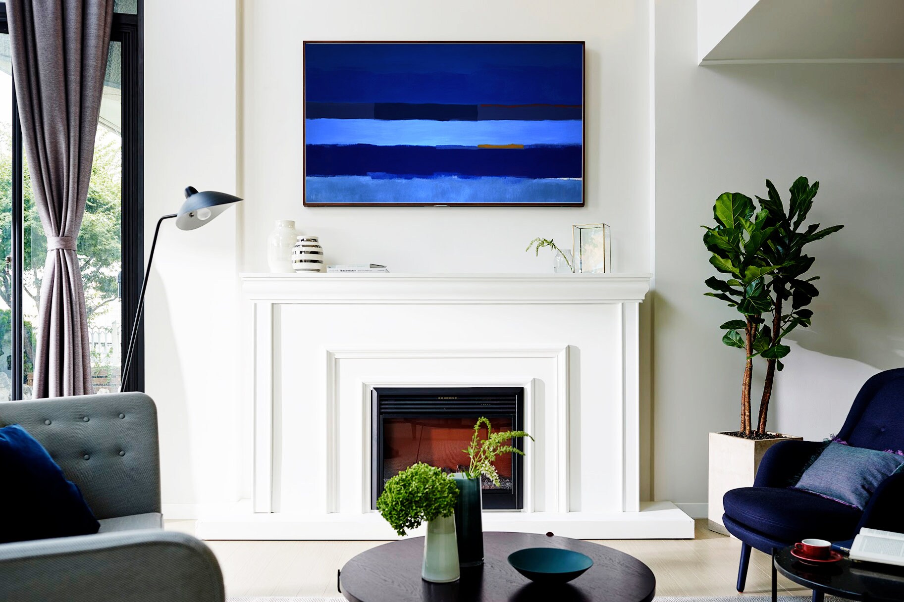 Frame TV Art Abstract TV Oil Painting Rothko Art Color Field TV Artwork ...