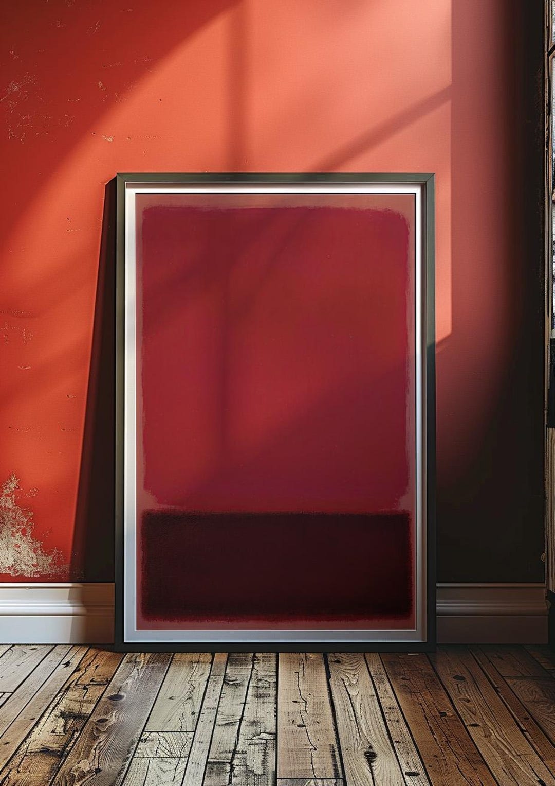 Rothko Original Abstract Painting Large Vertical Poster Modern Print ...