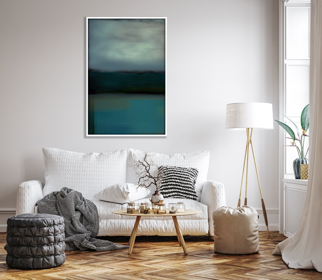 Abstract Canvas Art Color Block Painting Style Modern Abstraction ...