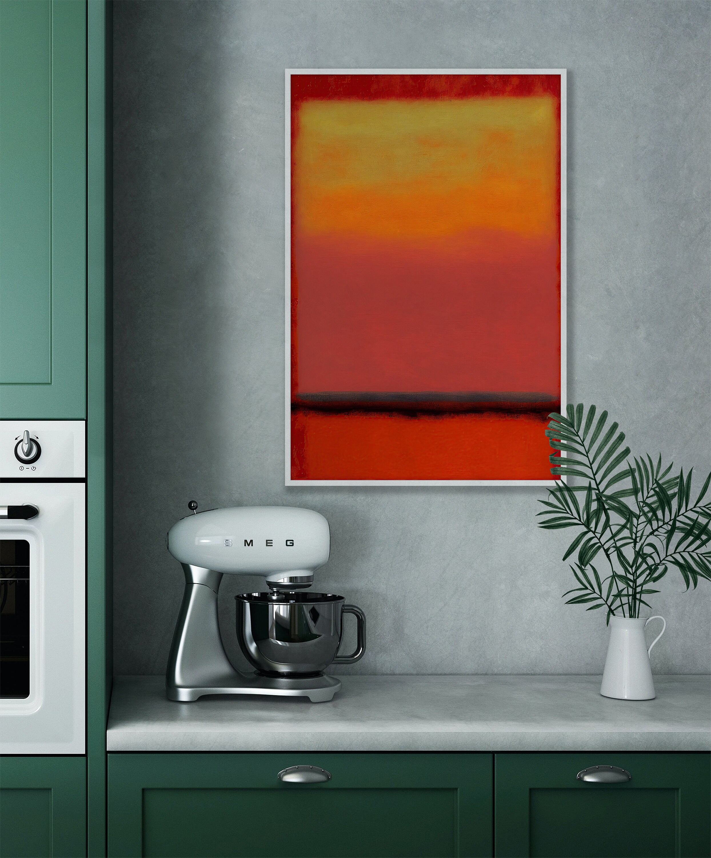 Rothko Original Abstract Painting Large Canvas Modern Oil Painting Wall ...