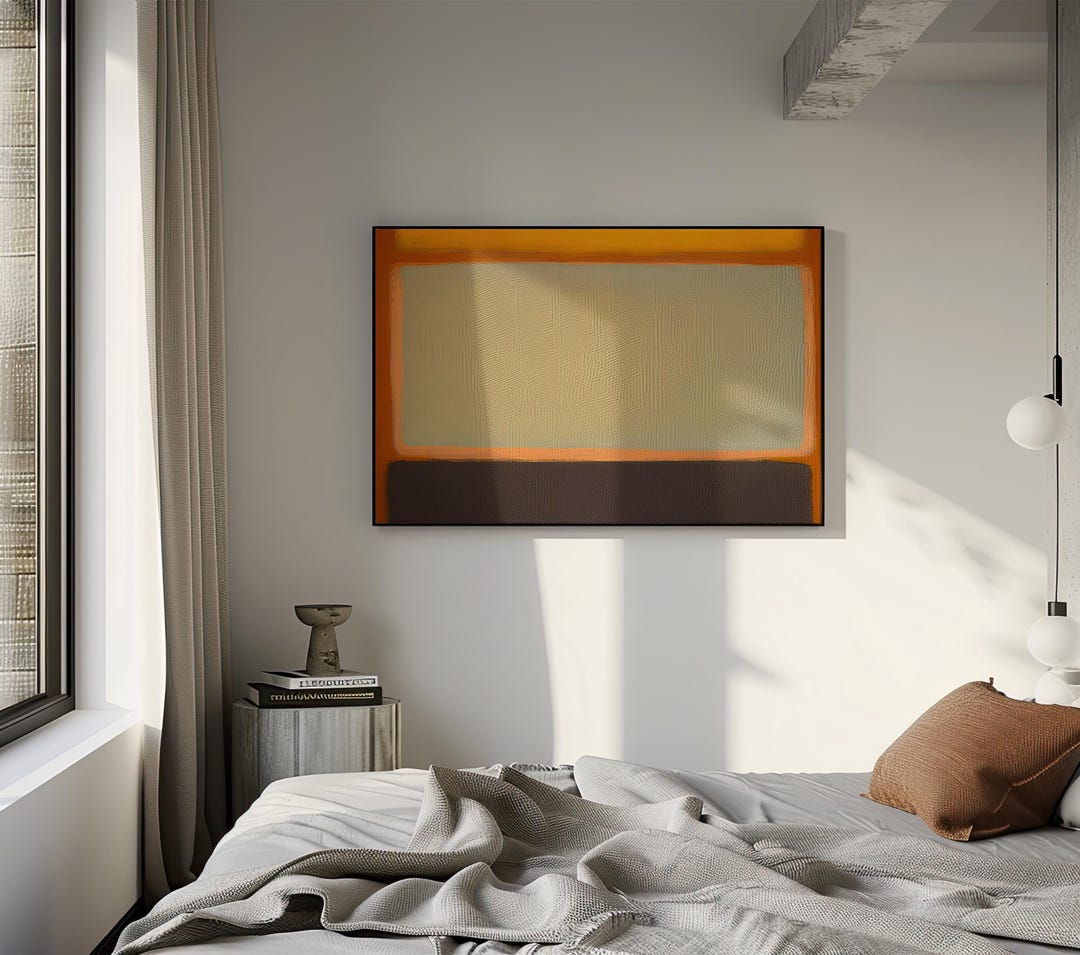 Rothko Horizontal Original Painting Large Canvas Modern Painting Wall ...