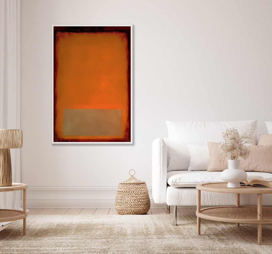 Rothko Original Abstract Painting Large Canvas Modern Oil Painting Wall ...