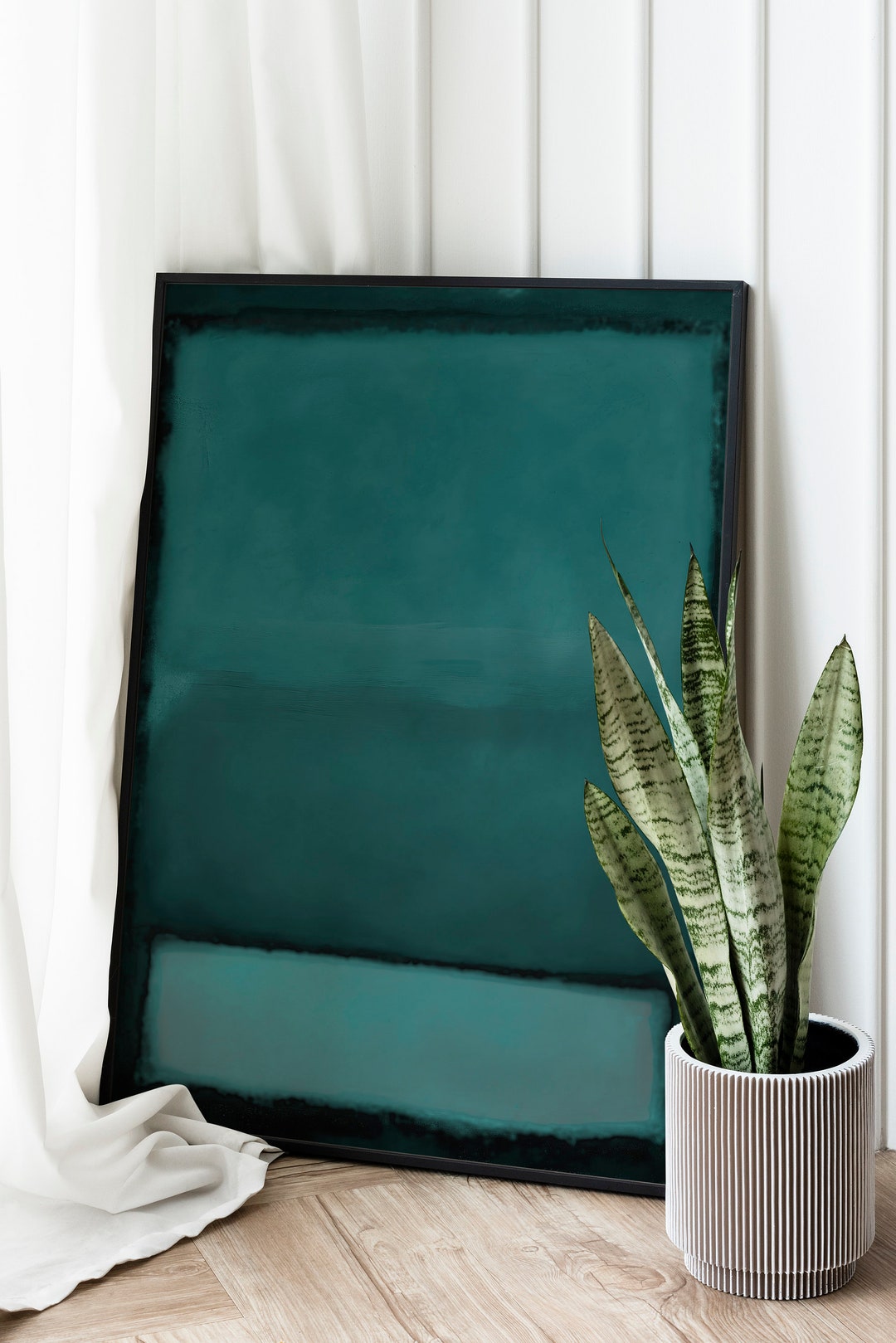 Abstract Canvas Art Color Block Painting Style Modern Abstraction ...