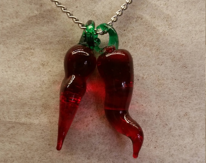 Chili Pepper Necklace - Etsy