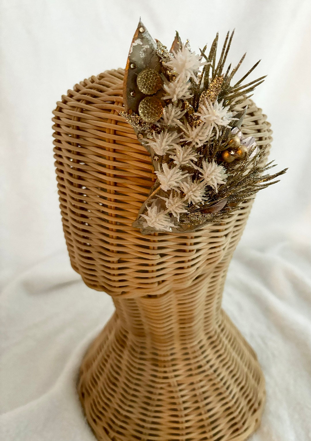 Dillon's Super Sparkle - Hair Flower/rockabilly/pin-up/bridal/holiday ...