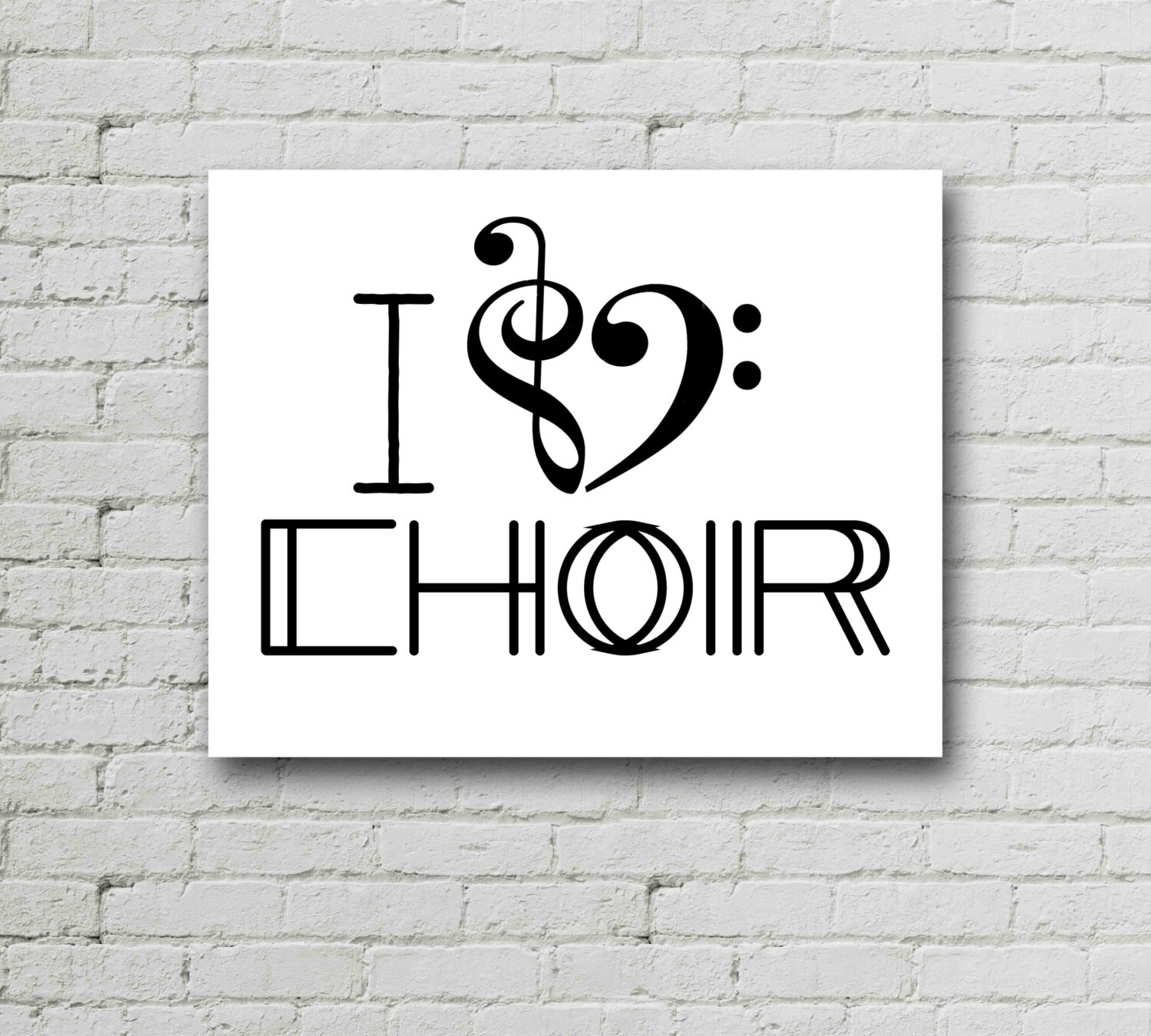 Choir Poster, Music Poster, I Love Choir, Choir Teacher Gift ...