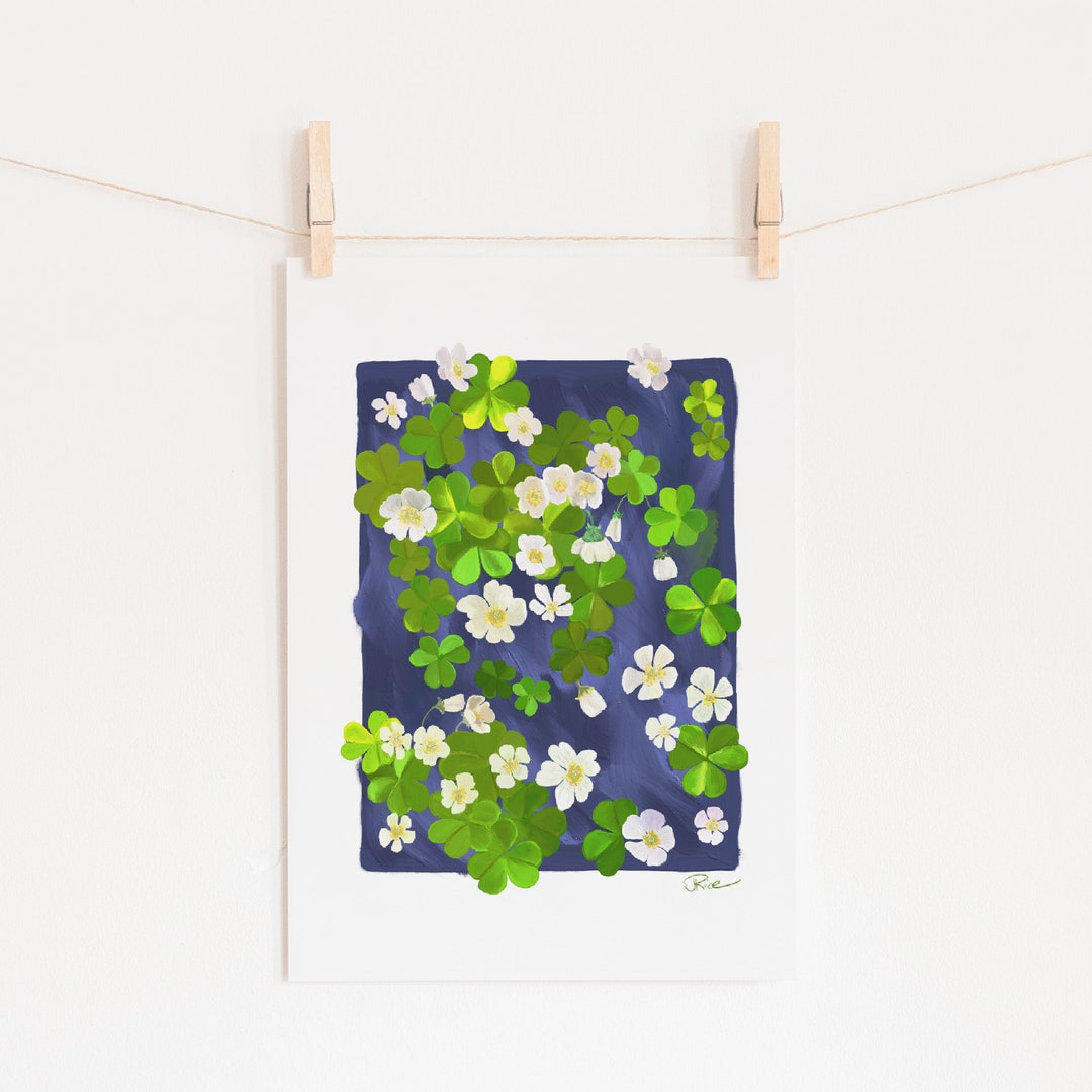 Wood Sorrel Art Print Digital Download - Etsy