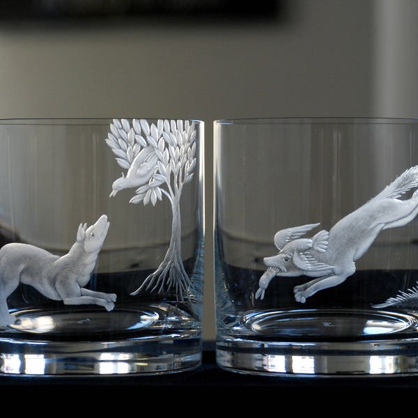 Engraved Glass - Etsy