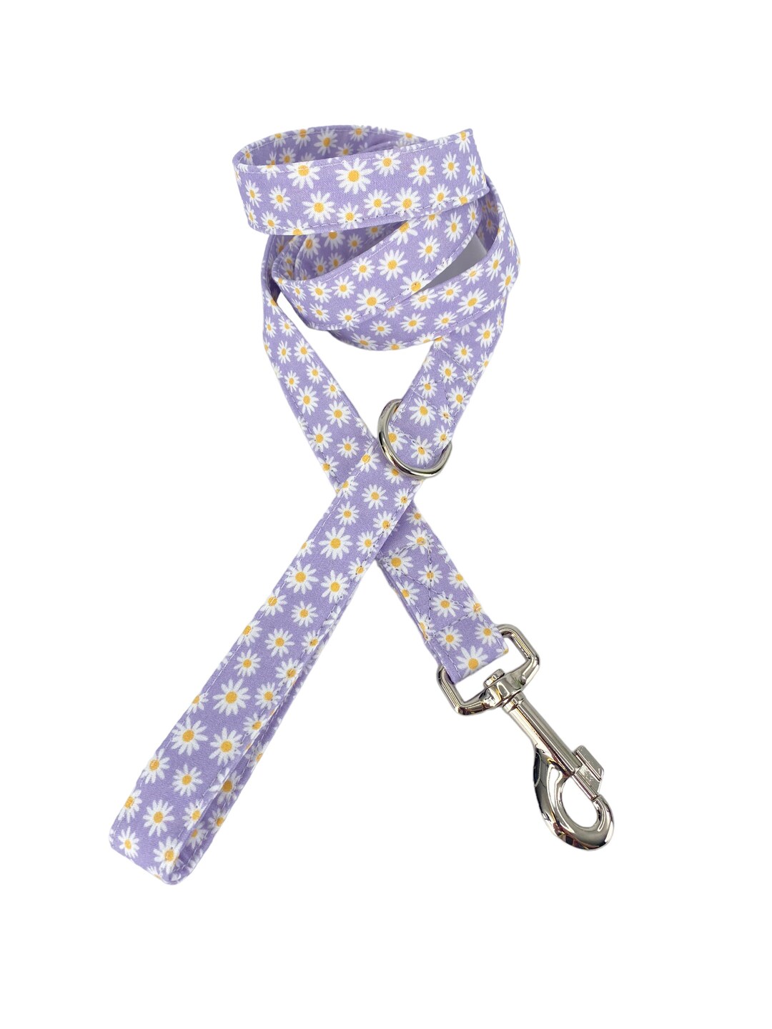 Custom Dog Leash by Duke & Fox, Lavendar Daisy Dog Leash - Etsy