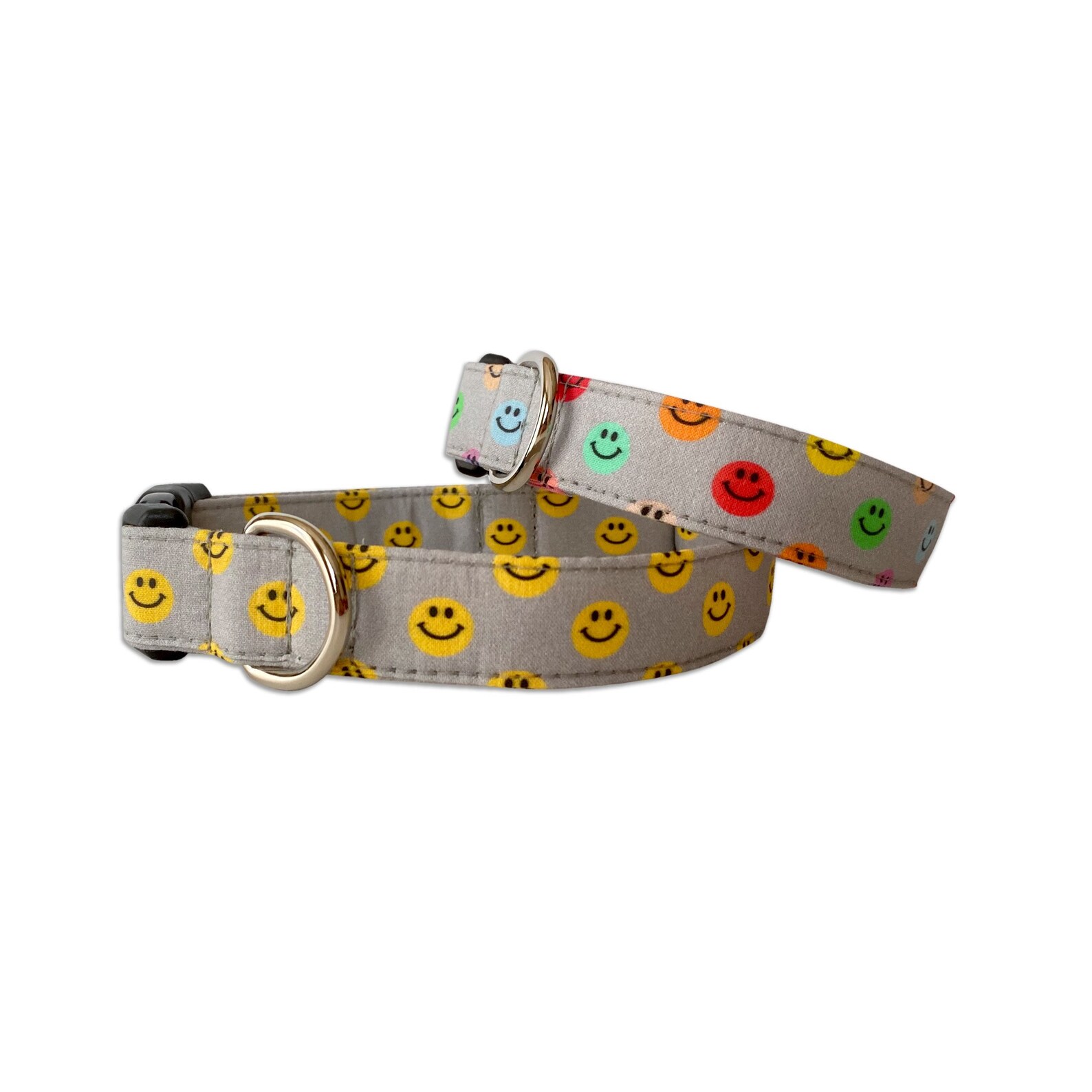 90s Dog Collar Smiley Face Dog Collar Embroidered Dog | Etsy