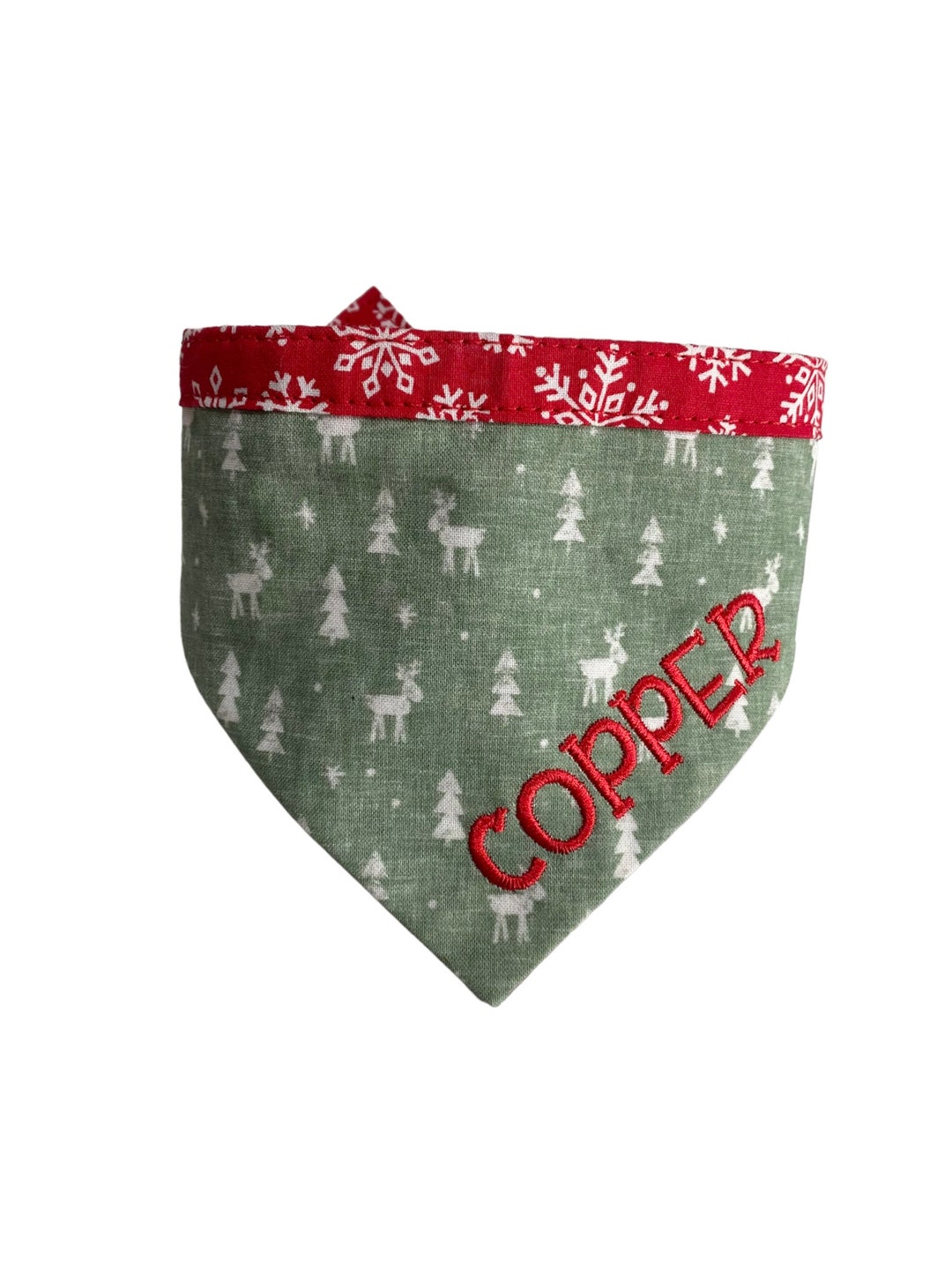 Double Sided Bandana, Personalized Bandana, Custom Bandana, Embroidered ...