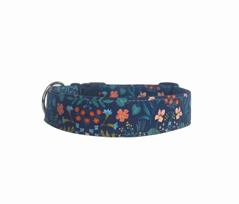 Personalized Dog Collar by Duke & Fox, Custom Embroidered and Engraved ...