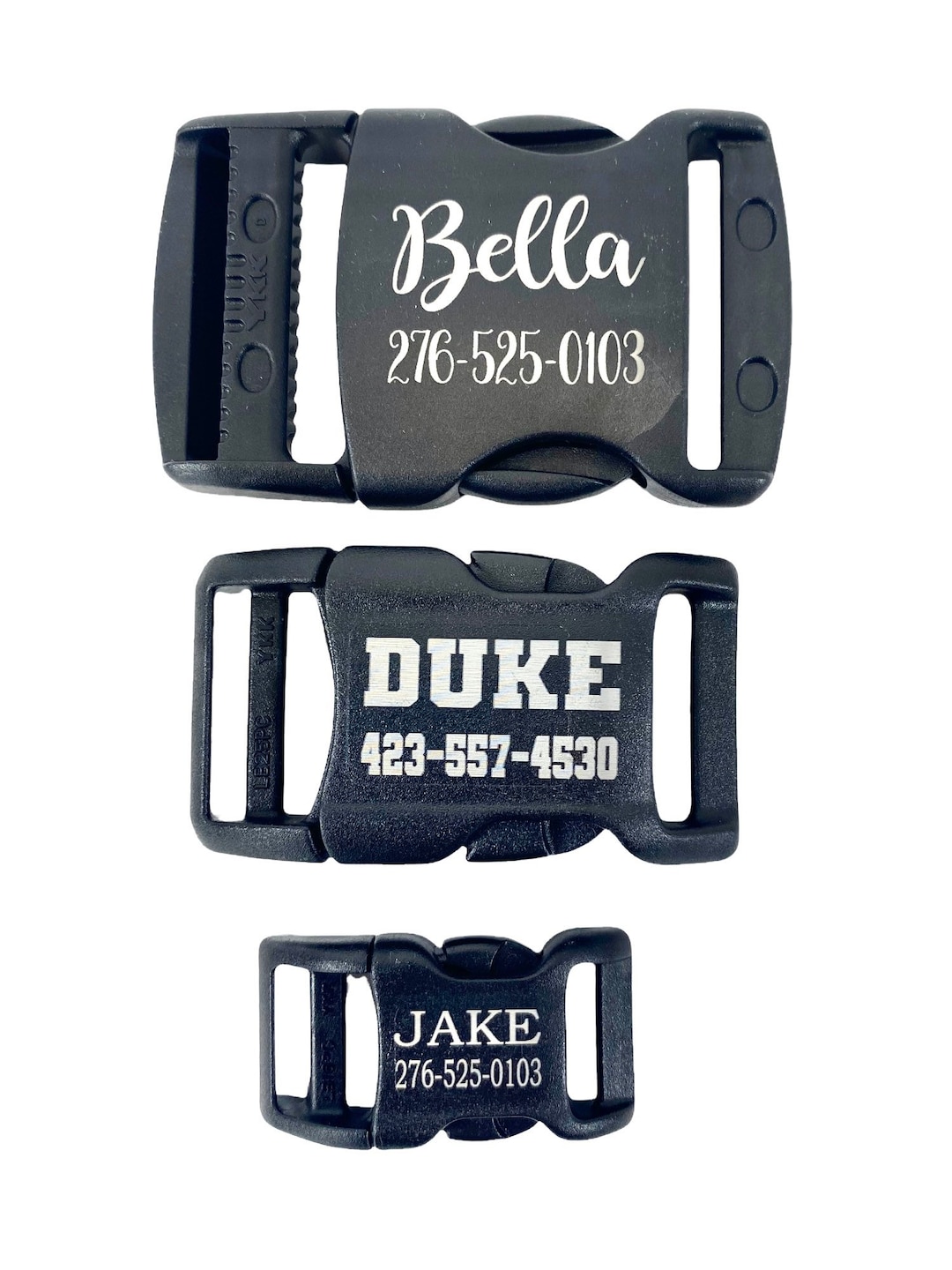 Engraved Plastic Buckle Upgrade, Engraved Buckle for Collar, Custom Dog ...