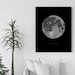 Moon Poster, La Luna Print, Lunar Phase, Full Moon Wall Art, La Luna ...