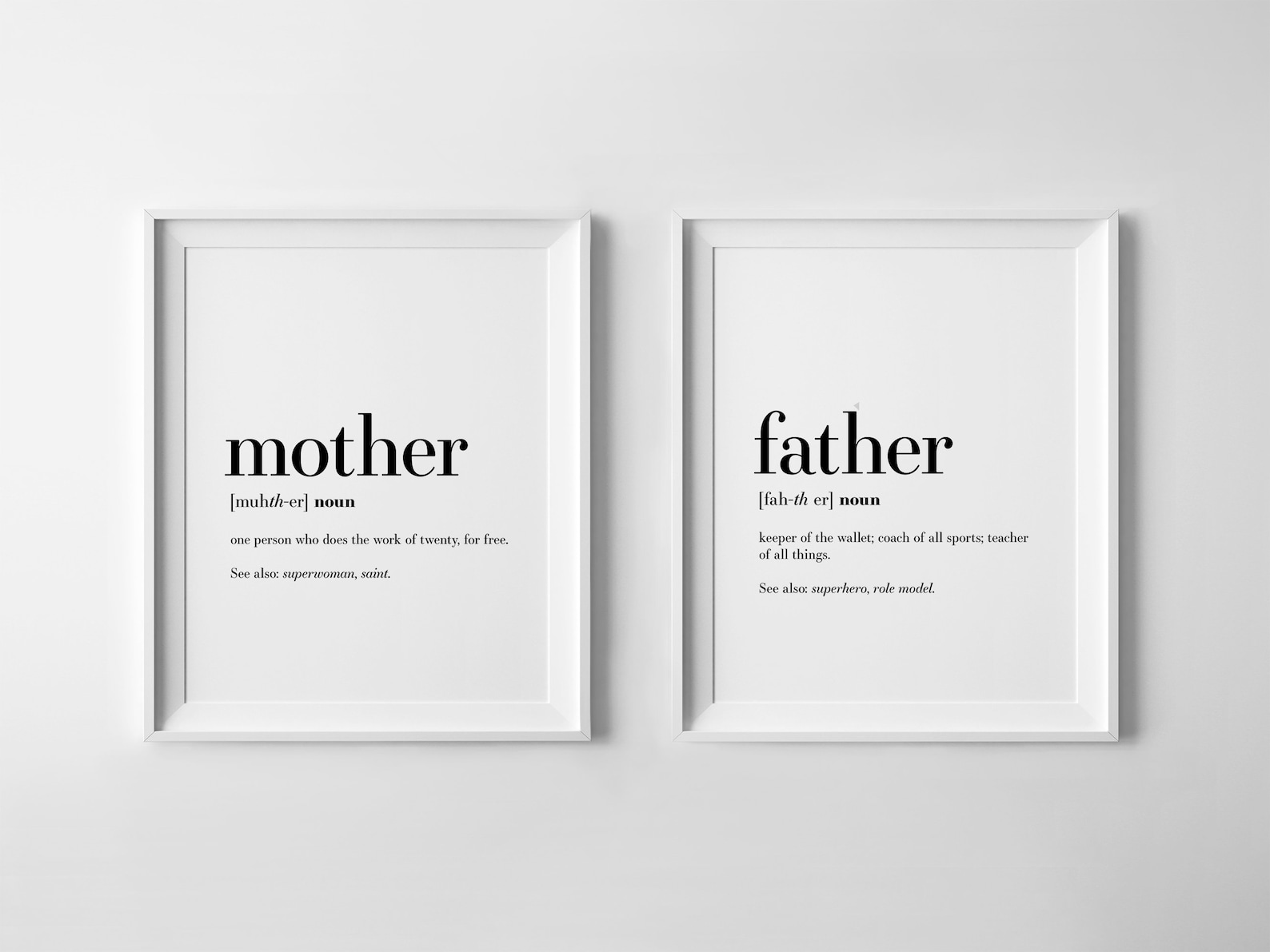 Mother Definition Print Mother's Day Gift Funny Mom - Etsy