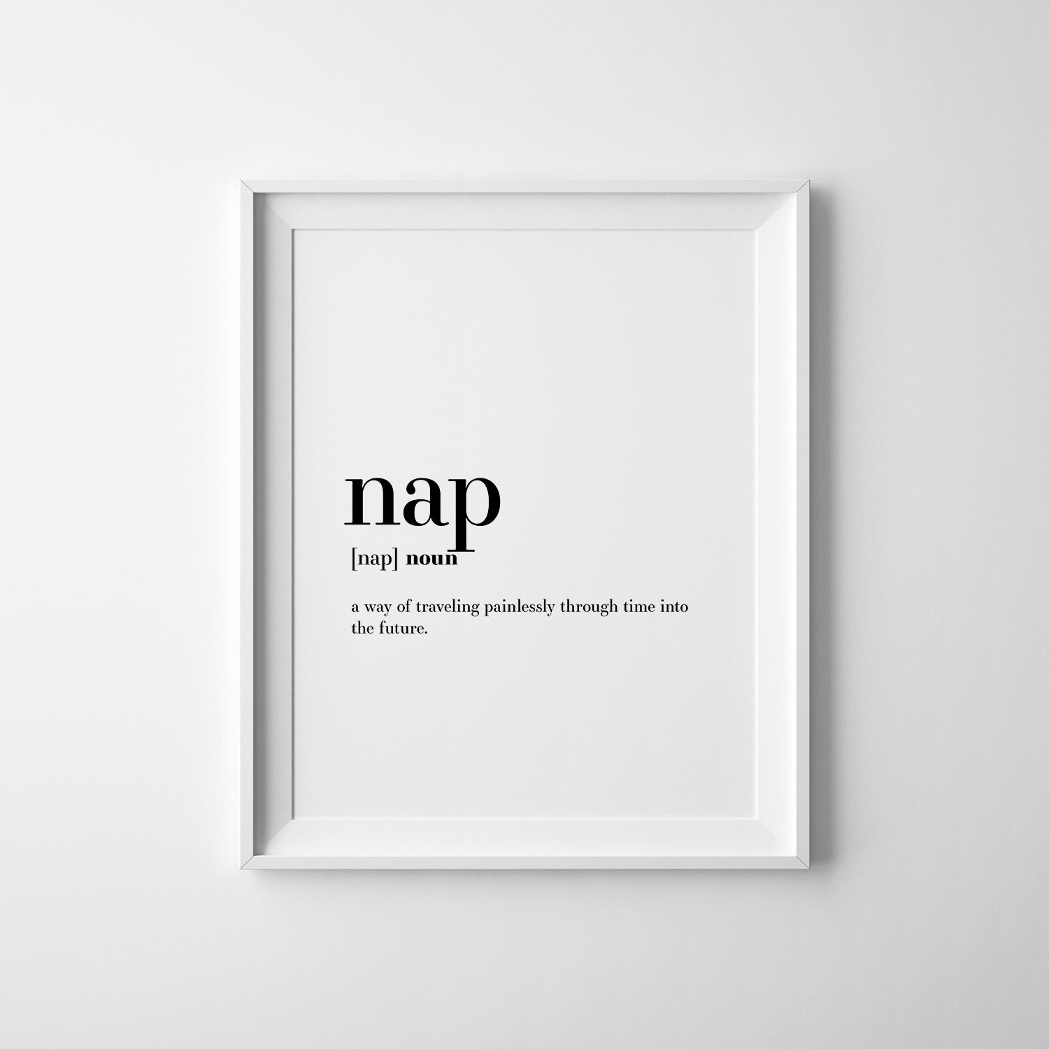 Funny Definition Print Nap Definition Back To College | Etsy