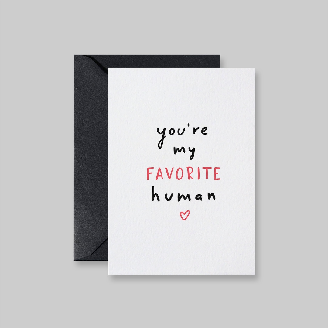You Are My Favorite, Card Printable, Blank Card, Anniversary Card ...