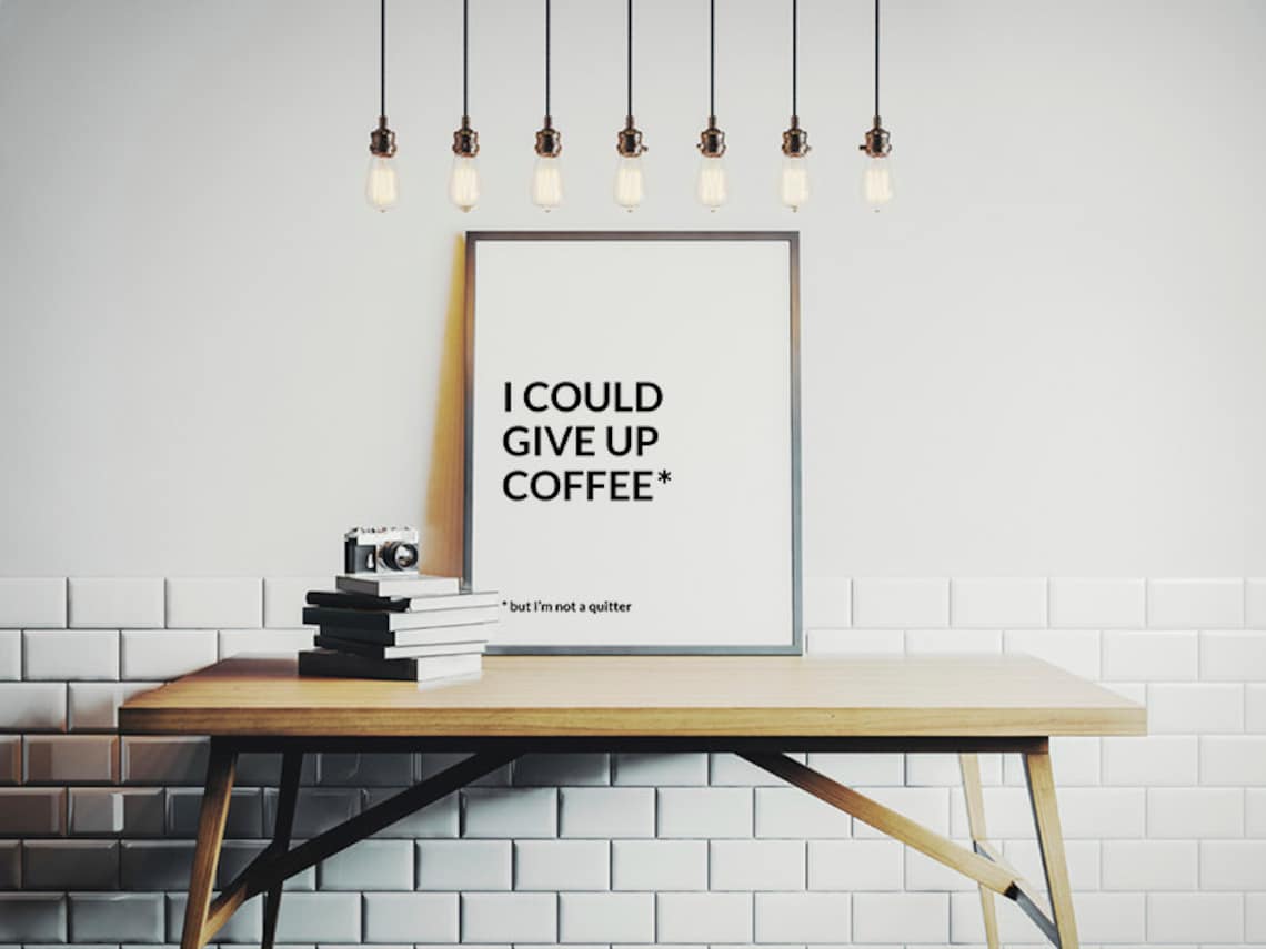 Coffee Decor Office Art Funny Coffee Poster Coffee Bar - Etsy