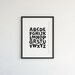 Alphabet Poster, Kids Wall Art, Black and White Printable, Letters for ...