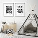 Alphabet Poster, Kids Wall Art, Black and White Printable, Letters for ...