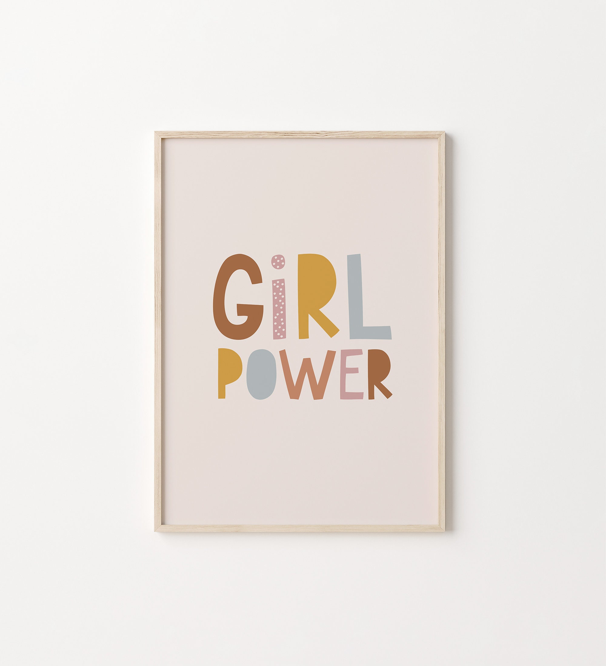 Girl Power Wall Art, Set of 2 Prints, Girls Room Wall Decor, Little ...