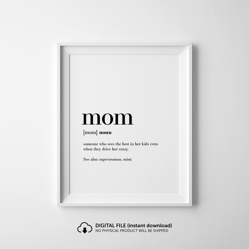 Mom Definition - Etsy