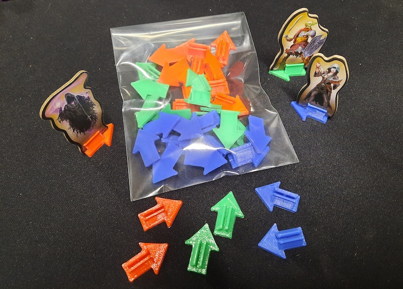 Arrow Standee Base Set for Dungeon Crusade - Etsy