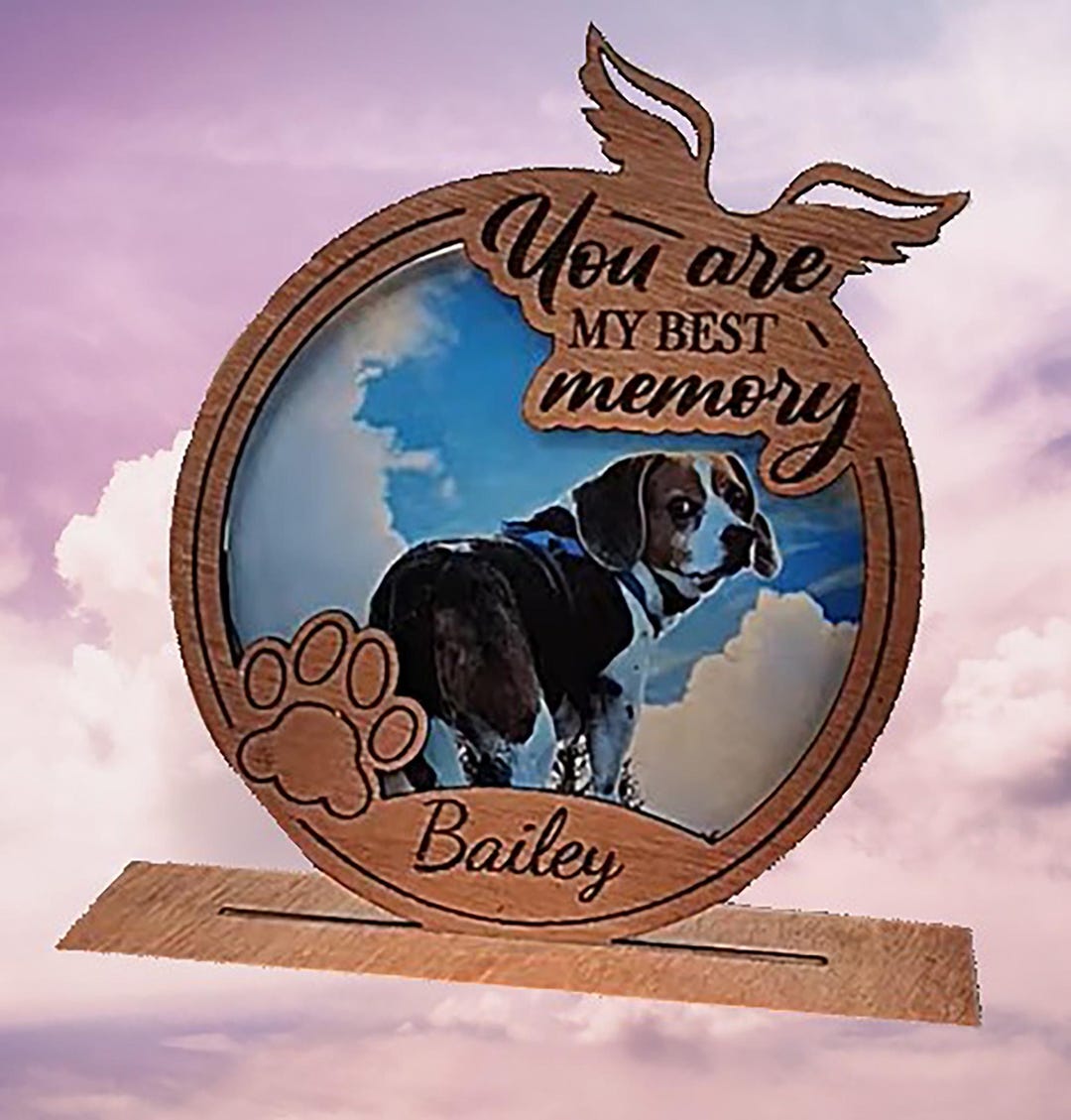 Customizable Pet Photo Frame – Cherish Your Furry Friend Forever ...