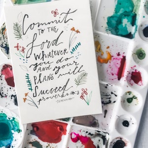 CUSTOM Scripture Art - Etsy