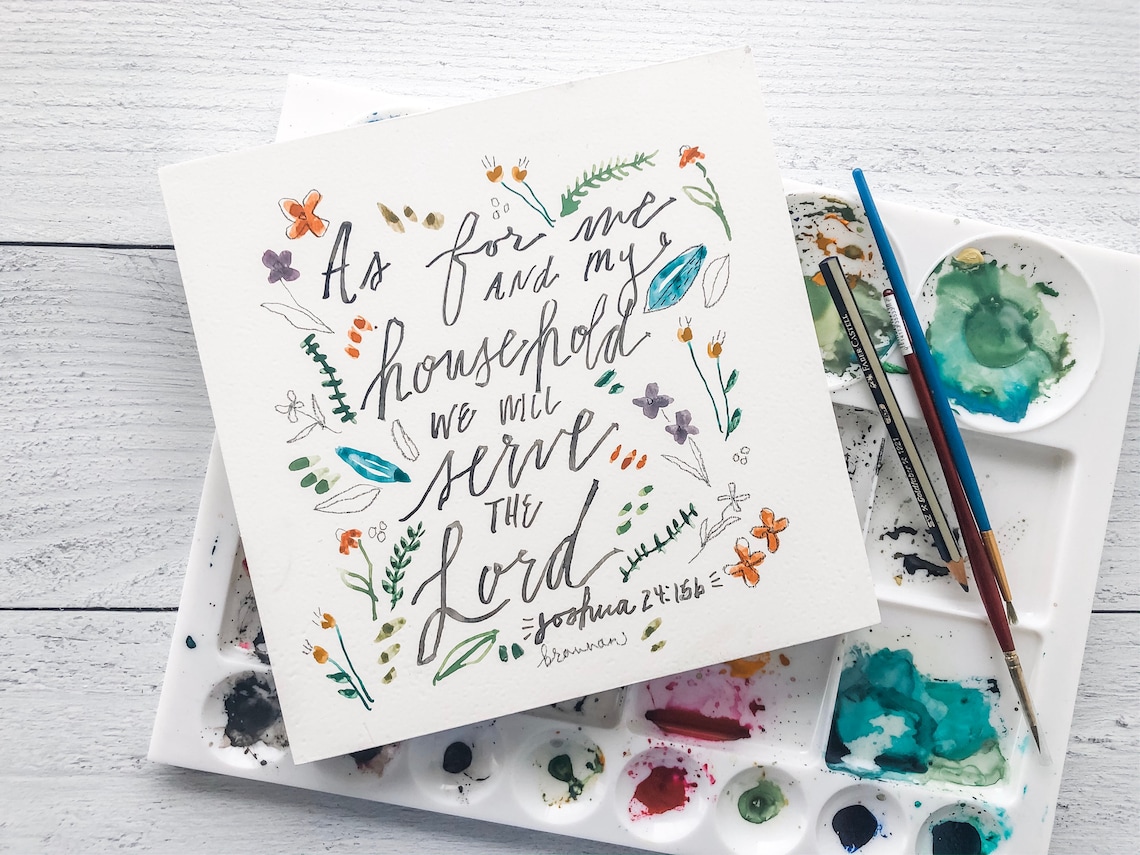 CUSTOM Scripture Art - Etsy