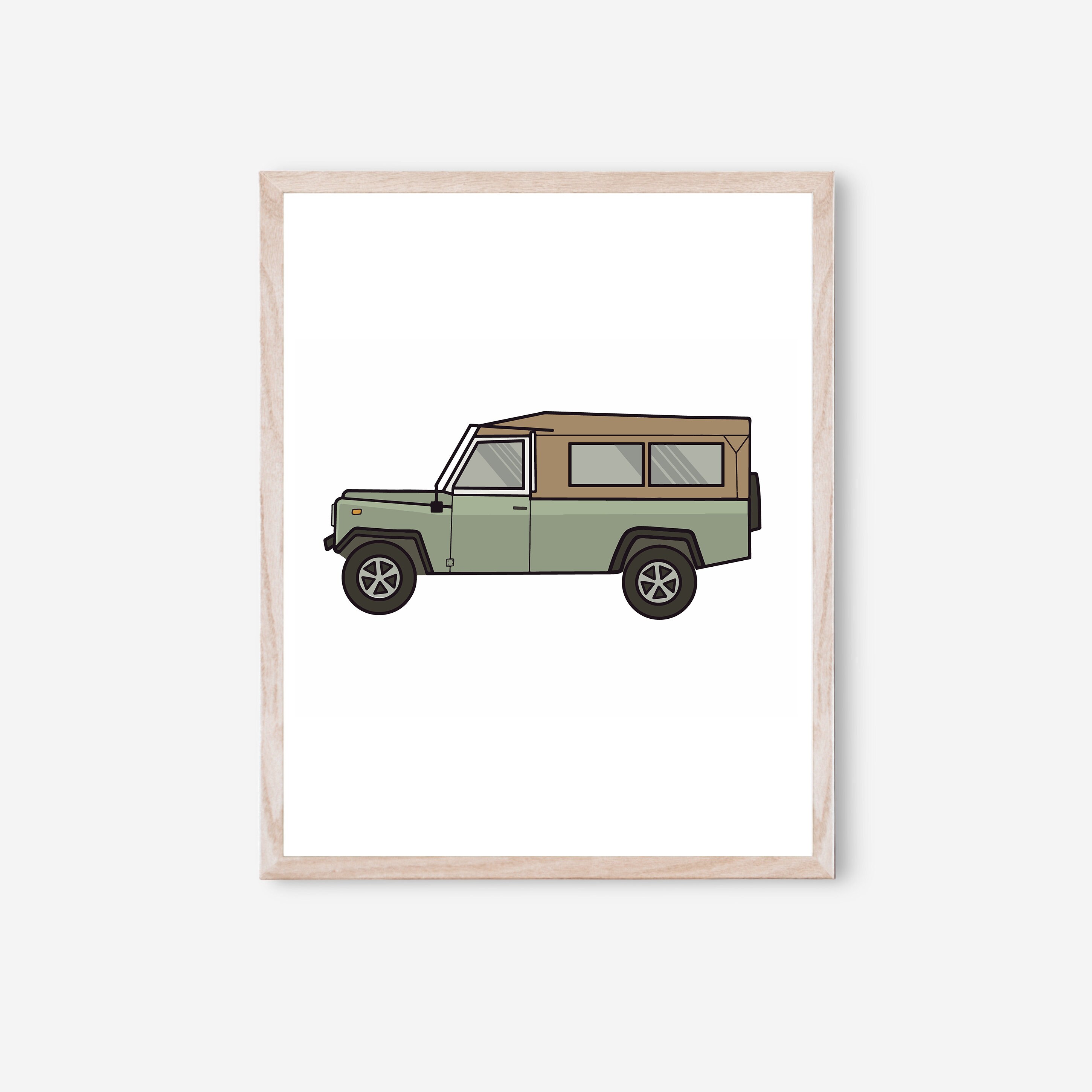 1983 Land Rover Defender 110 Digital Print - Etsy