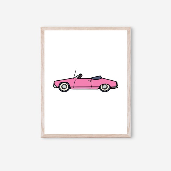 Pink Convertible - Etsy