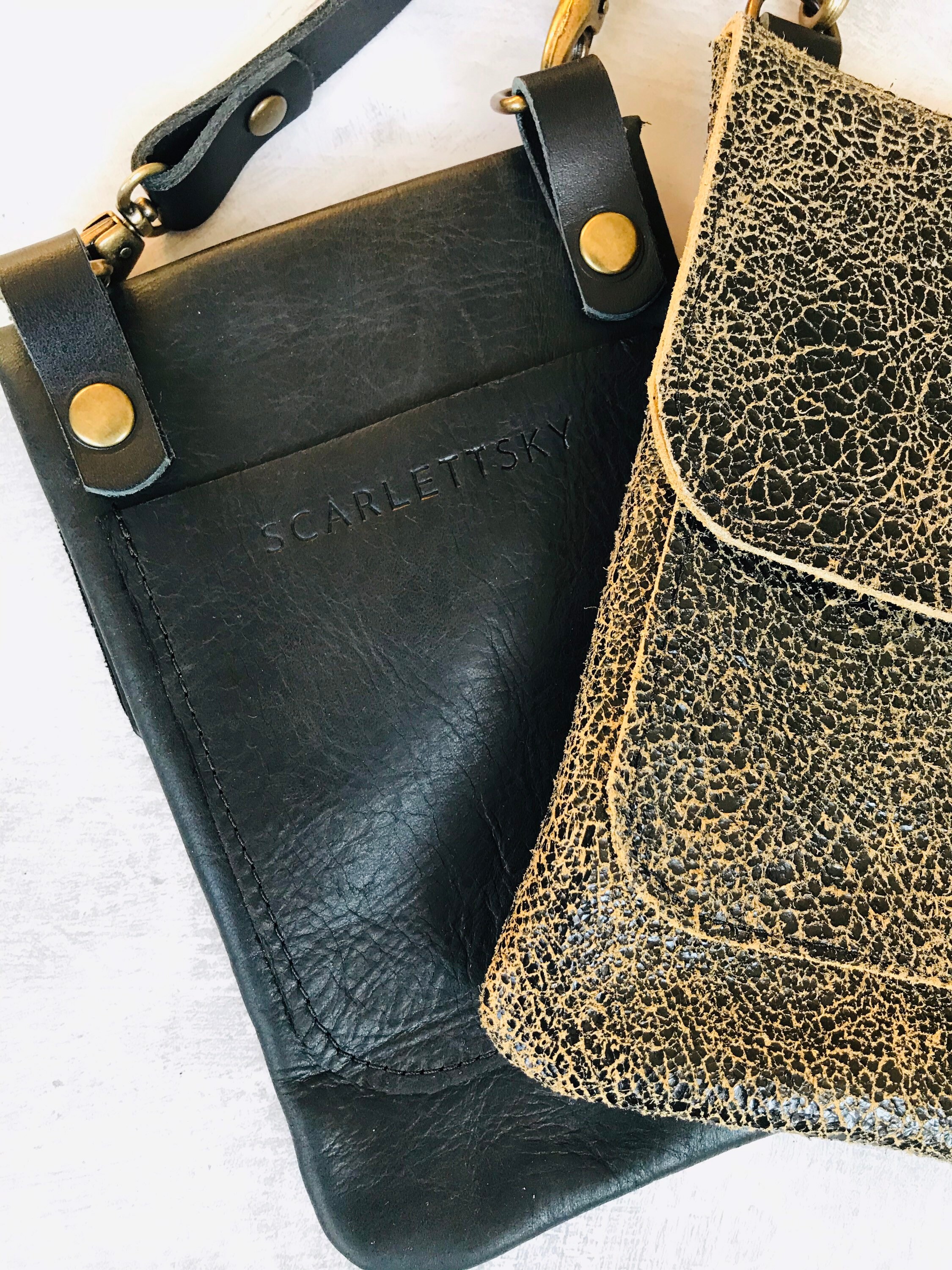 Leather Crossbody Smartphone Bag Iphone Travel Purse | Etsy