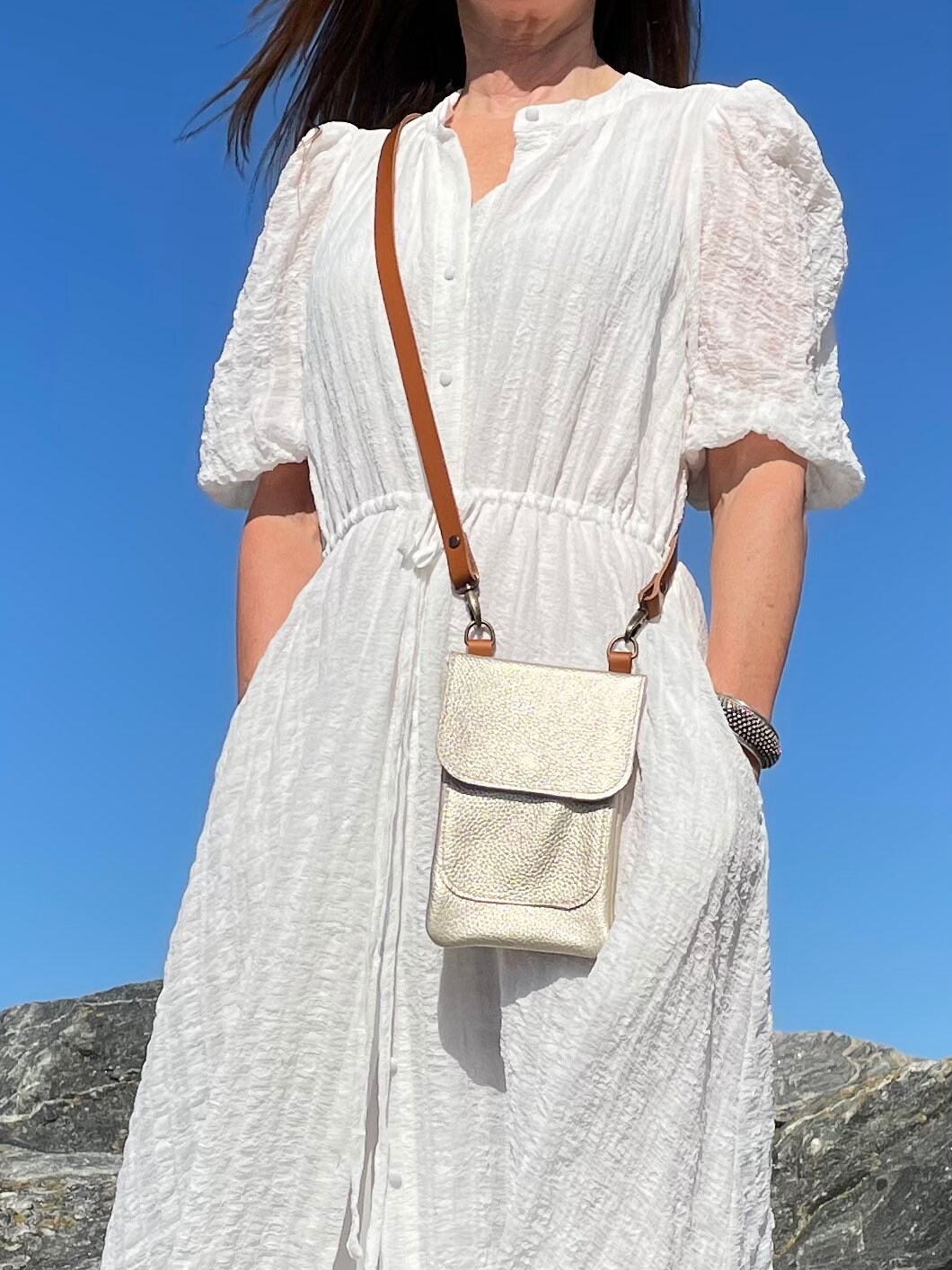 Leather Cross Body Smartphone Bag IPhone Travel Purse | Etsy