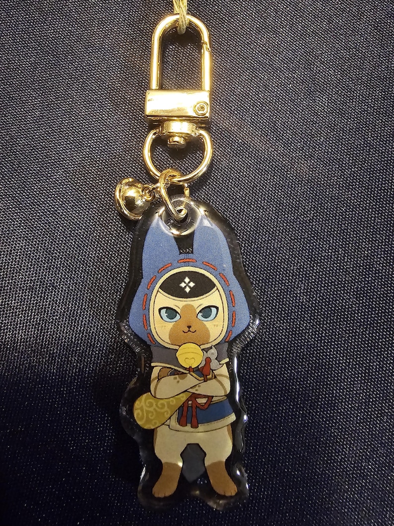 Monster Hunter Palico Keychain || 2" / 50.8mm Acrylic Charm - Etsy