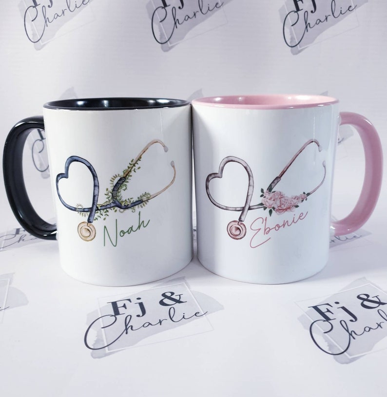 NHS Nurse Mug, Key Worker, Personalised, Nurse Gift, Doctor Present ...