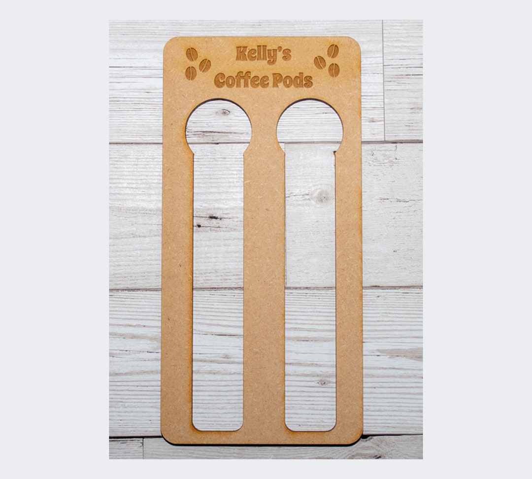Personalised Wooden Coffee Pod Capsule Holder for Nespresso Pods - Etsy