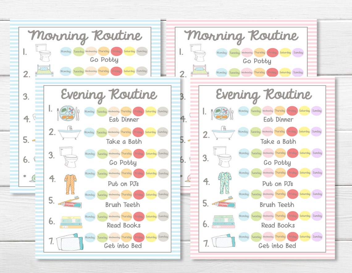 PRINTABLES WEEKLY 7 DAY Young Child/toddler Girls & Boys - Etsy